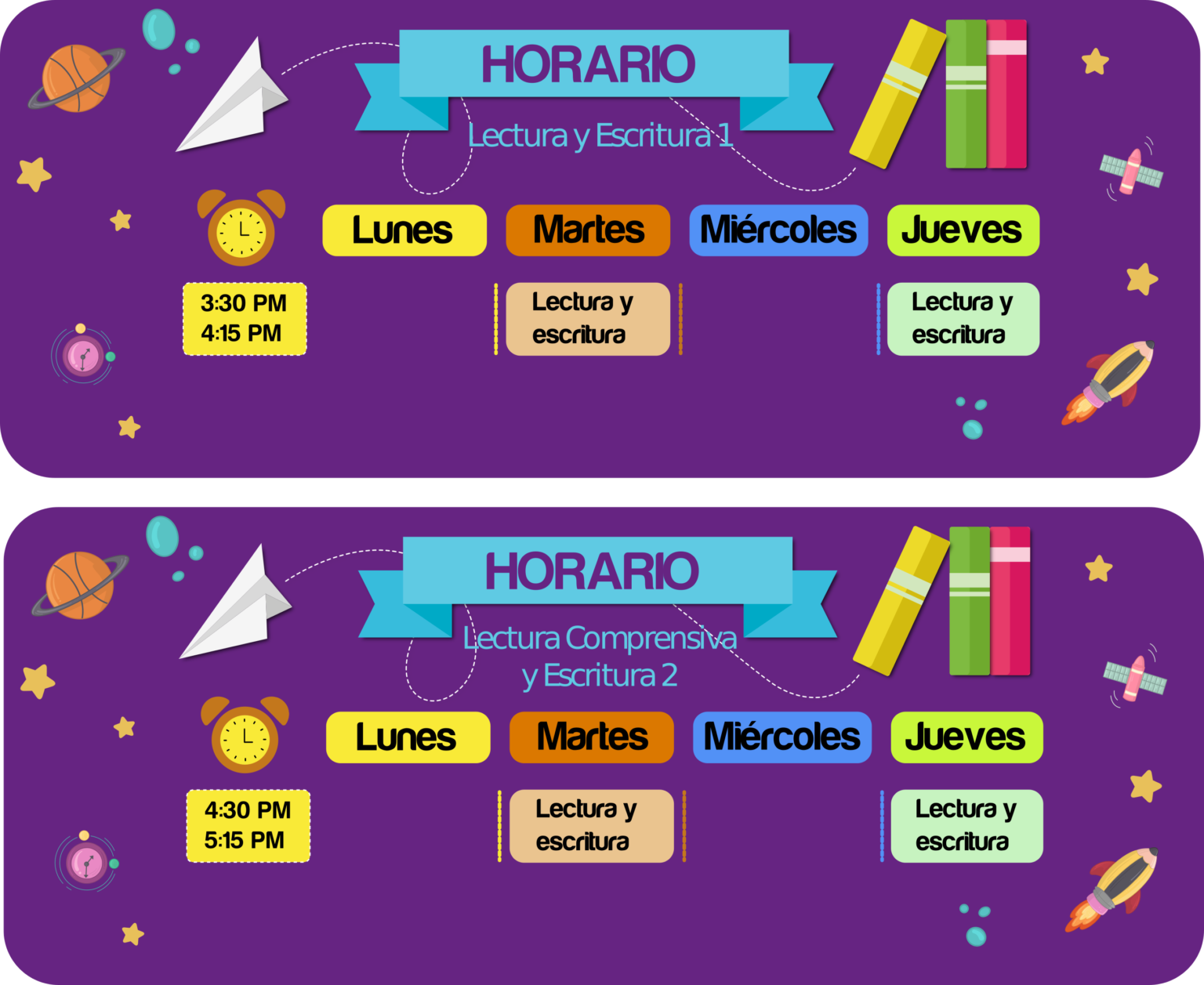 CURSO DE VERANO | Lectura y Escritura - Academia Cenedin